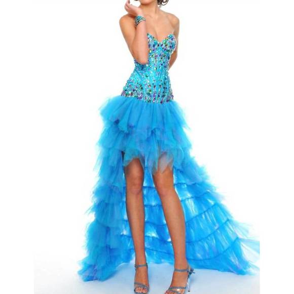 Precious Formals | Dresses | New Precious Formals Strapless Beaded ...